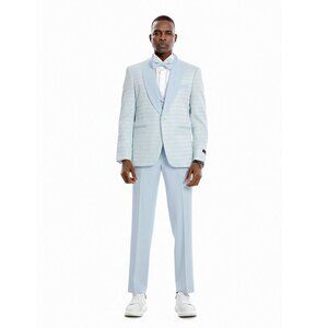 Tazio | Suits & Blazers | Round Honeycomb Textured 3pc Suit W Semi ...